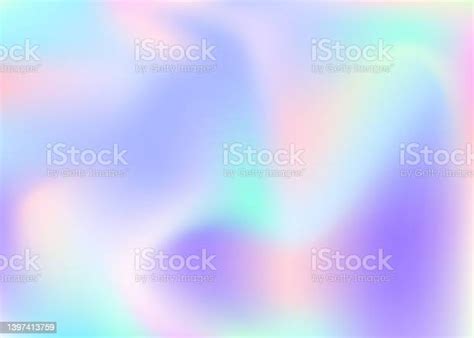 추상 텍스처 네온 글리치 홀로그램 배경 힙스터 카드 진주광택 배경 판타지 커버 블루 샤이니 그라디언트 소프트 멀티 컬러 배경