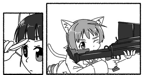 ストライクウィッチーズ 狙撃訓練 けけ＠のマンガ 漫画 宮藤芳佳 リネット・ビショップ Pixiv