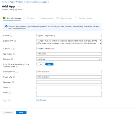 Enterprise App Catalog App Deployment And Patching Via Intune
