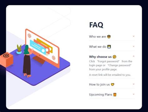 手风琴动画效果html，css目录样式模板 17素材网