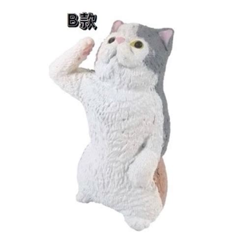 🐱特價🉐️yell 敬禮動物公仔 貓咪篇 公仔 行禮動物 行禮 注目禮 5款 鞠躬行禮動物 扭蛋 轉蛋 貓奴 貓星人 貓 蝦皮購物