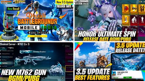 Bgmi 3 5 Update Release Date Honor Mega Spin Ultimate Set New M762