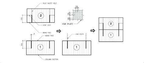 Installation Procedure For HSK Composite Glulam Column Download Scientific Diagram