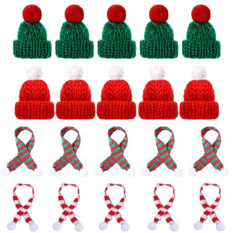 St Cke St Cke Mini Weihnachts M Tze Weihnachts Schal Neue Santa Strick