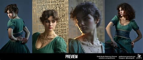 340 Classical Female Portrait Flippednormals