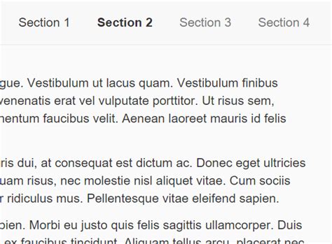 ⭐ scrollspy minimal con la biblioteca de javascript de desplazamiento