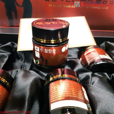 Cao Hồng Sâm Hàn Quốc Cao Cấp Chamhan Hộp 5 Lọ X 120g