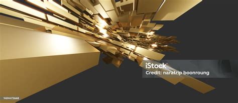 골드 잉곳 골드 타일 지오메트리 추상 계층 사각형 배경 3d 일러스트 레이 션 0명에 대한 스톡 사진 및 기타 이미지 0명