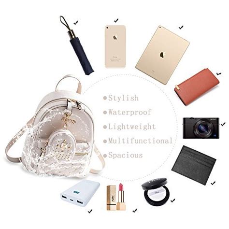 Cute White Mini Backpack