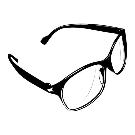 Premium Vector Silhouette Glasses For Reading Black Color Only