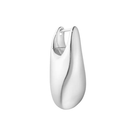 Georg Jensen Reflect Silver Earrings Large Hancocks Jewellers