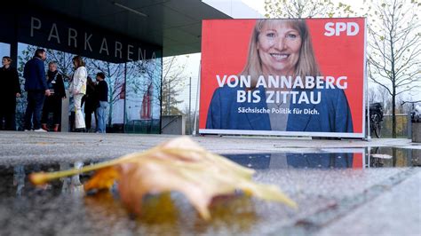 Wahlumfrage in Sachsen AfD vorne SPD und FDP unter fünf Prozent