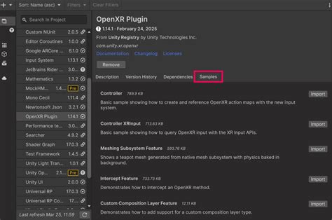 Openxr Samples Openxr Plugin