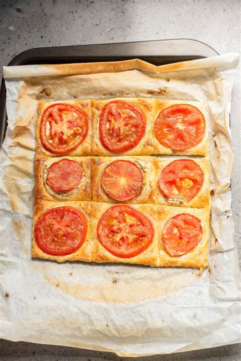 Tomato Puff Pastry Tart