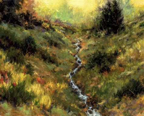 Easy Steps To Paint A Rocky Mountain Waterfall Master Oil Painting