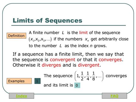 Ppt Limits Of Sequences Of Real Numbers Powerpoint Presentation Free Download Id421358