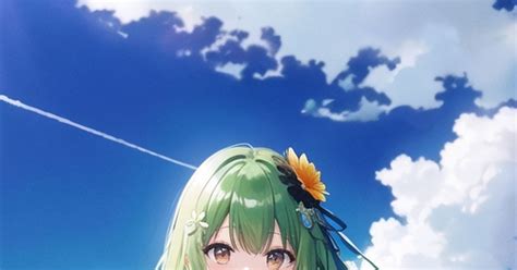 Ai 緑髪ddカマキラスさんの花畑 日向あすかのイラスト Pixiv