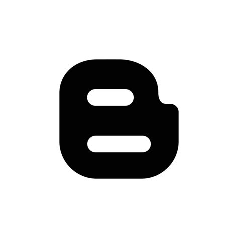 Logo De Blogger Icono De Blogger Vector Gratis 18757745 Vector En Vecteezy
