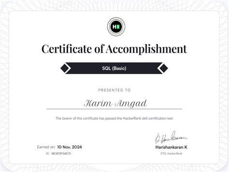 Karim Amgad On Linkedin Sql Hackerrank Backenddevelopment Webdevelopment