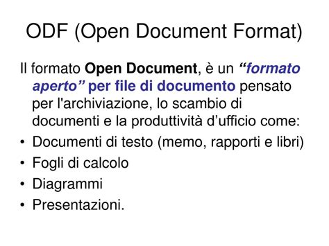 Ppt Open Document Format For Office Applications Powerpoint Presentation Id6575902