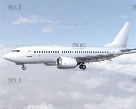 波音737 Max7客机4套涂装合集飞机模型下载 摩尔网cgmol