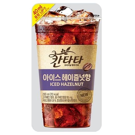 칸타타 아이스 헤이즐넛향 230mlx10팩x5박스 홈플러스 택배배송