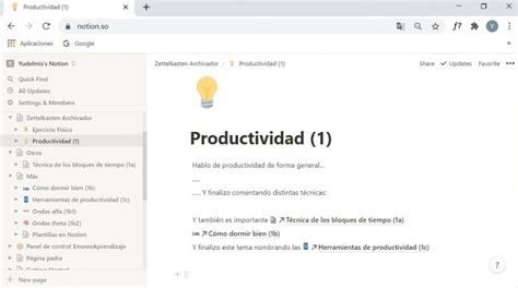 Cómo Tomar Notas Con Notion Y El Método Zettelkasten Emowe Aprendizaje Visual