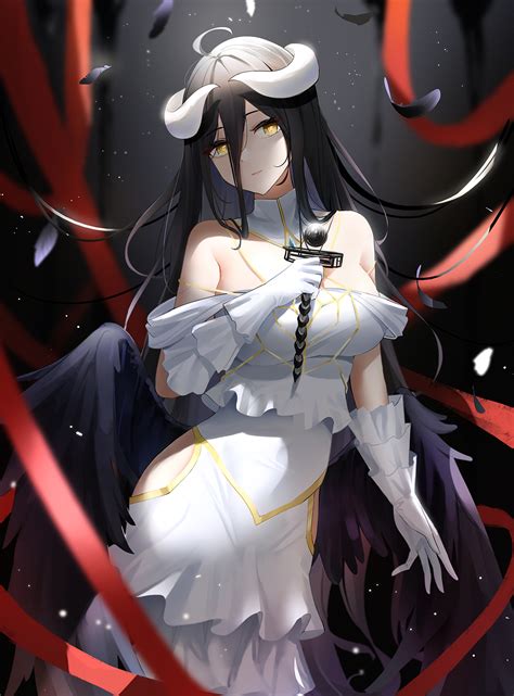 Albedo Overlord Drawn By Qing Wu Danbooru