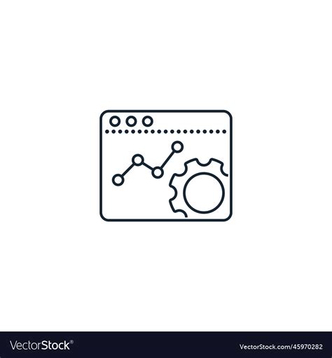 Analytics App Creative Icon From Royalty Free Vector Image