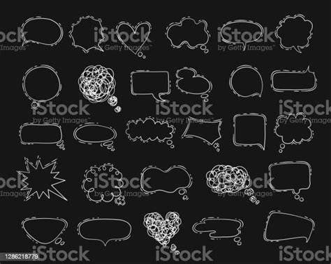 만화 스피치 버블 컬렉션 텍스트 빈 만화 토론 일러스트팝 아트 만화 스타일의 버블 스피치 와 클라우드 기포에 대한 스톡 벡터 아트 및 기타 이미지 Istock