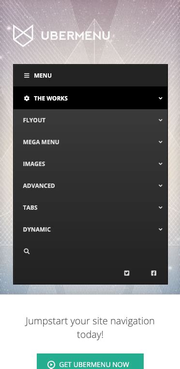 Mobile Menu Display Mode Ubermenu 3 Knowledgebase
