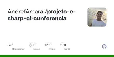 github andrefamaral projeto c sharp circunferencia