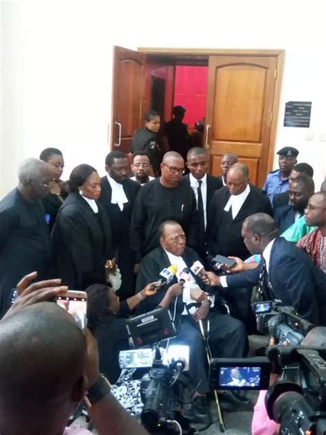 Buhari Vs Atiku Ben Nwabueze Storms Court In Wheelchair To Represent