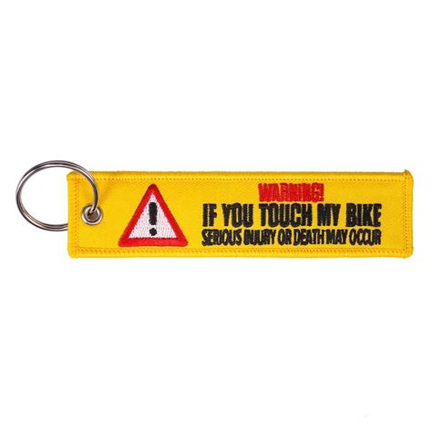 Warning Keyring