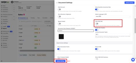 How To Show Hsnsac Code In The Invoice General Swipe