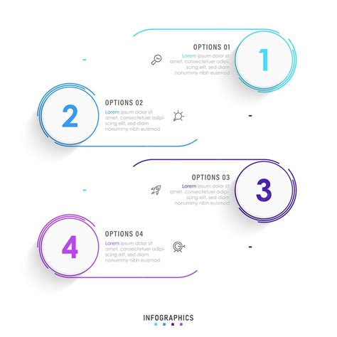 Premium Vector Vector Infographic Label Design Template With Icons And 4 Options Or Steps