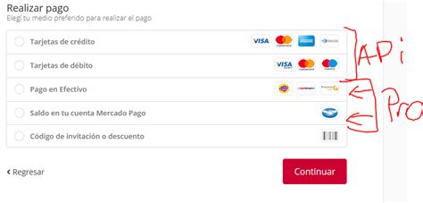 Javascript Mercadopago Checkout Pro Medios De Pago Stack Overflow