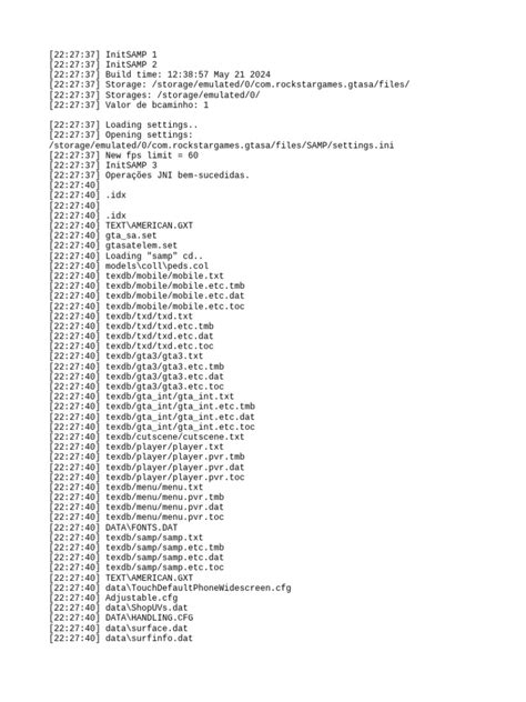 samp log pdf