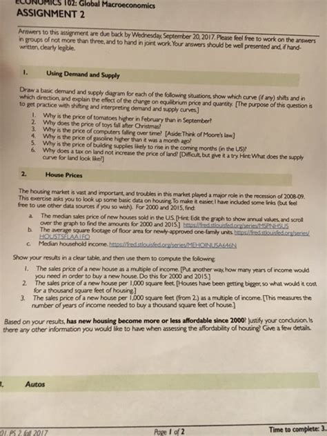 solved ecungmiics 102 global macroeconomics assignment 2