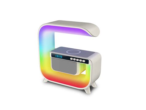 G3无线充多功能氛围小夜灯蓝牙音响家用闹钟时钟桌面hifi创意音箱 阿里巴巴