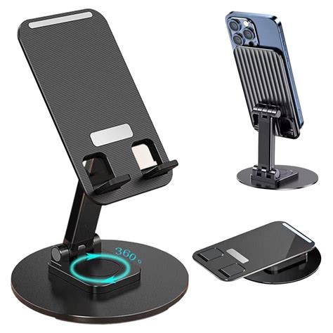 Portable Foldable Phone Stand Black
