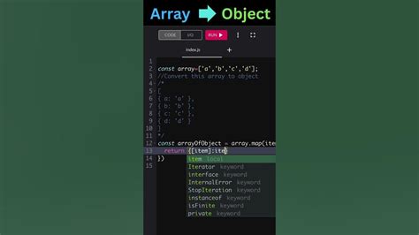 How To Convert Array To Array Object In Javascript Javascript Coding