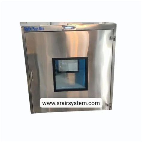 304 Ss Square Pass Box For Pharmaceutical Industry Size 450x450x450