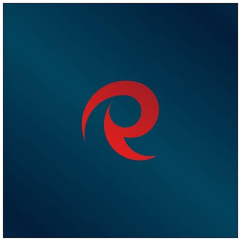 Premium Vector R Initial Letter Logo Inside Circle Logo Design