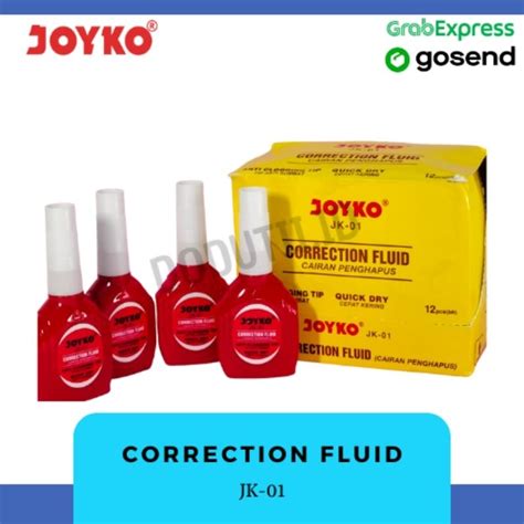 Jual Joyko Jk 01 Tipe X Cair Joyko Harga Per 1 Pcs Correction Fluid