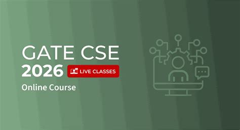 Gate Cse 2026 Online Course [live Weekday Classes ]