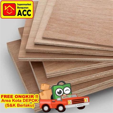 Jual Triplek Multiplek Tebal 3mm 18mm Ukuran 122x244cm Di Lapak