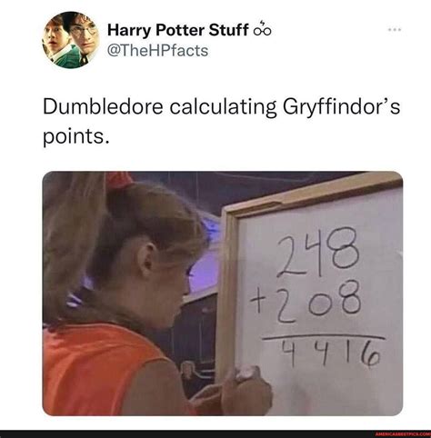 N A Harry Potter Stuff Co TheHPfacts Dumbledore Calculating