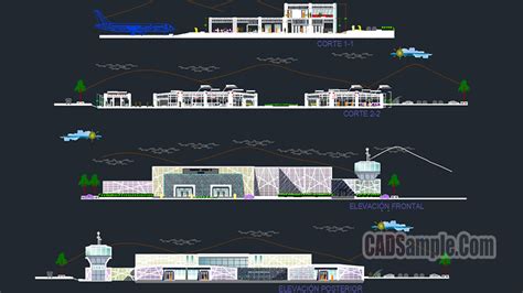 Airport Architecture Dwg Project Cadsample Com Free Dwg Cad File