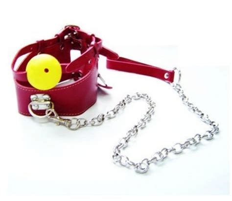 Collar And Ball Gag Bondage Gear Set